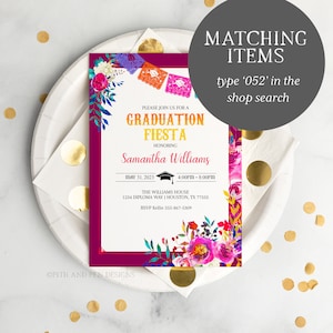Printable Graduation Fiesta Signs, DIY Graduation Party, Printable ...