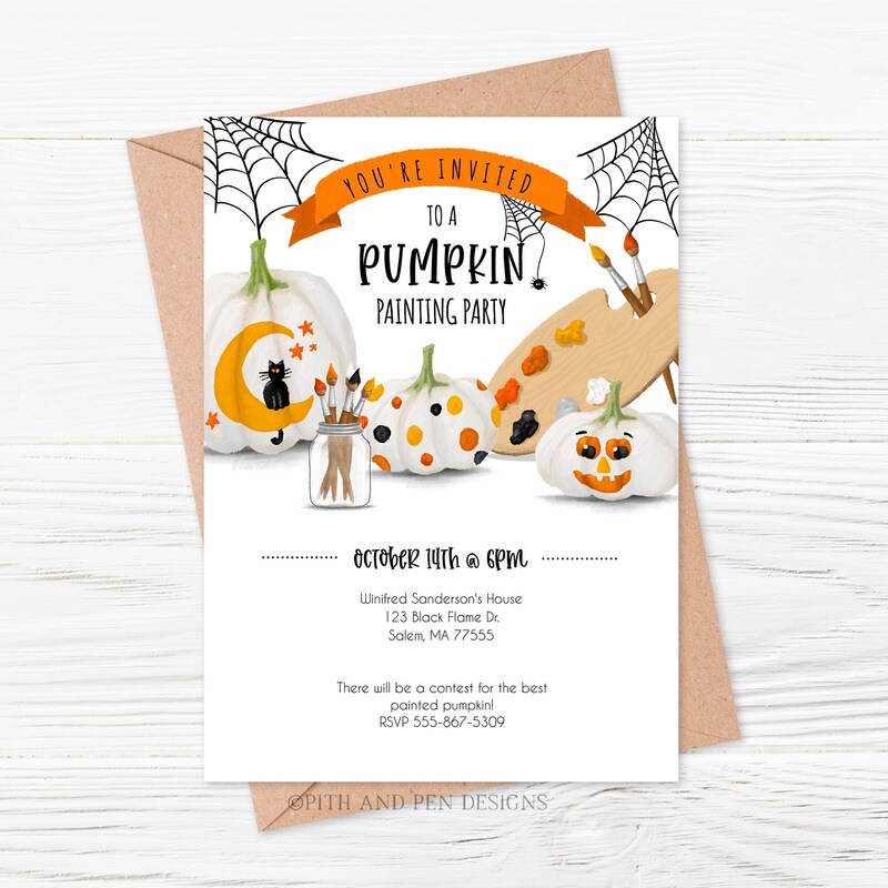 Painting Party Invitation - Etsy