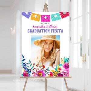 Graduation Fiesta Welcome Sign High School Grad Welcome - Etsy
