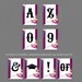 Fiesta Graduation Banner, Alphabet A-Z, Numbers & Punctuation, Create ...