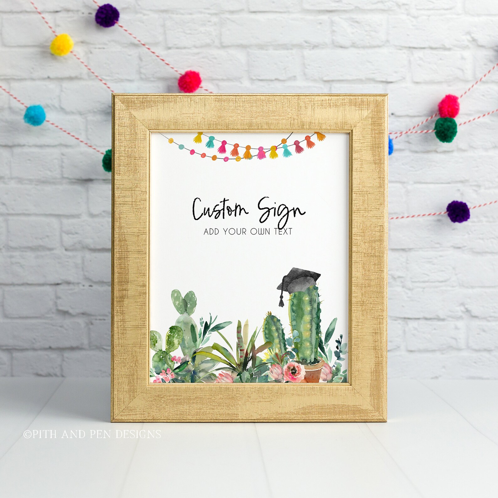 Printable Custom Graduation Fiesta Signs DIY Graduation - Etsy