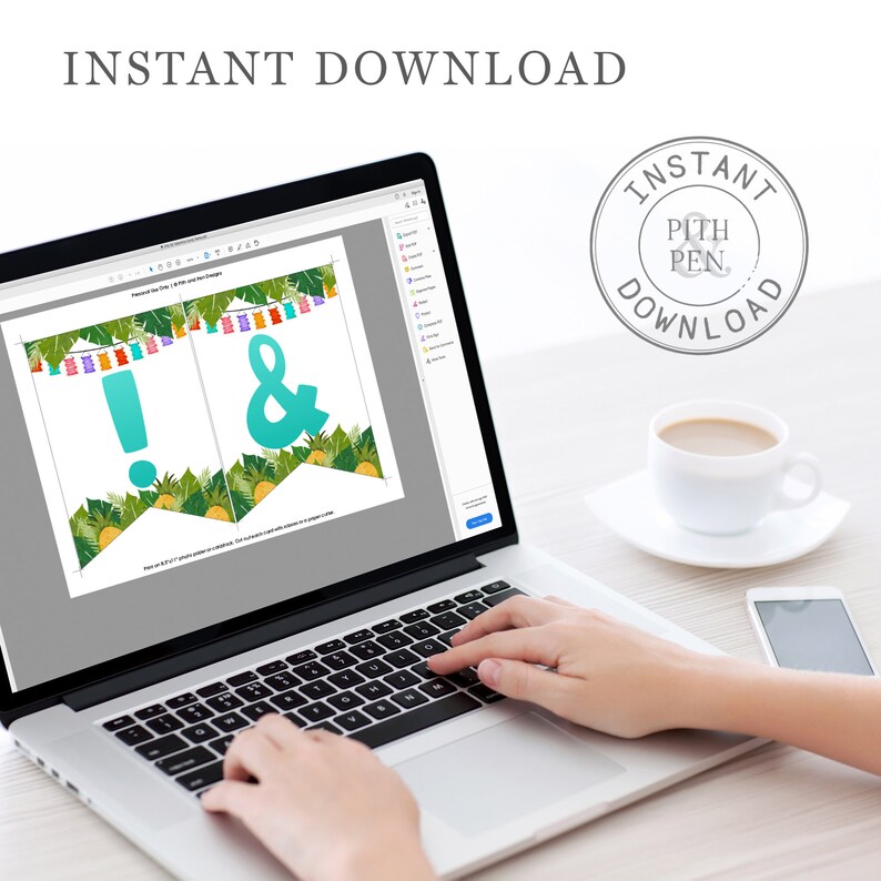 Pool Party Graduation Banner Alphabet A-Z Numbers & - Etsy