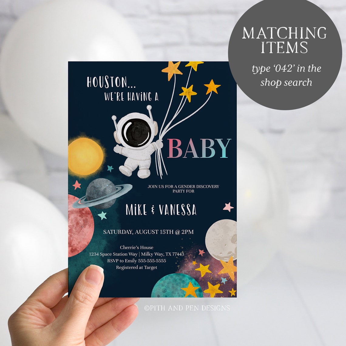 Printable Outer Space Welcome Sign Baby Boy Shower Sign - Etsy