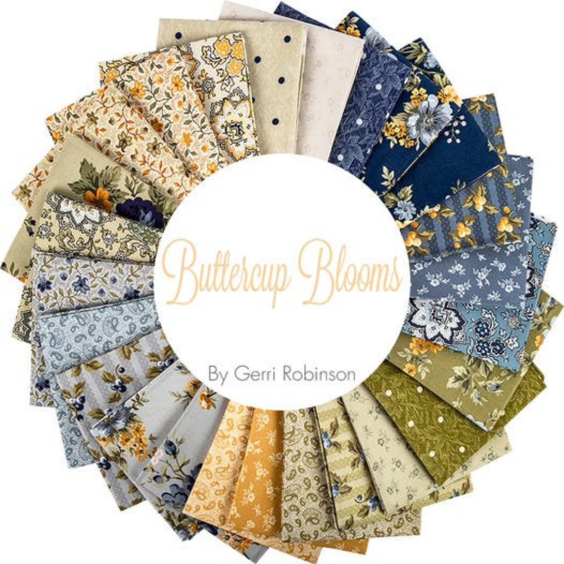 Riley Blake Buttercup Blooms Rolie Polie - Etsy