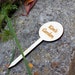 Personalised Mini Garden Sign, Custom Wooden Garden Plant Signs ...