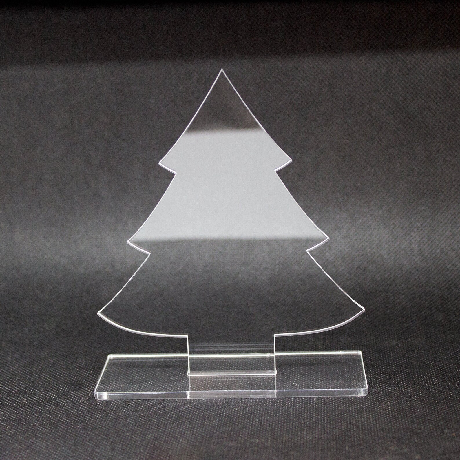 3mm Clear Christmas Tree Standing Plaque Blank Perspex Sign - Etsy