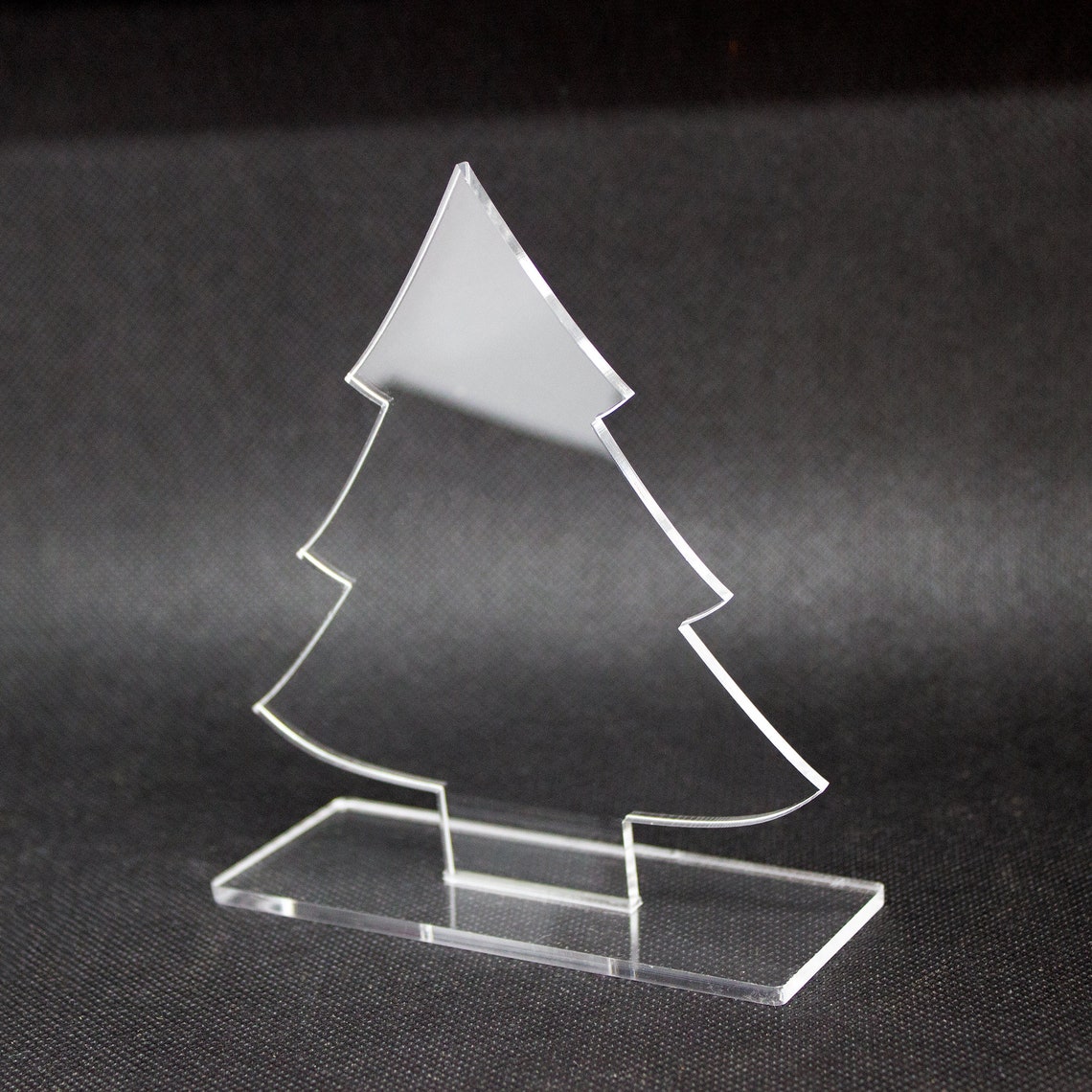 3mm Clear Christmas Tree Standing Plaque Blank Perspex Sign - Etsy