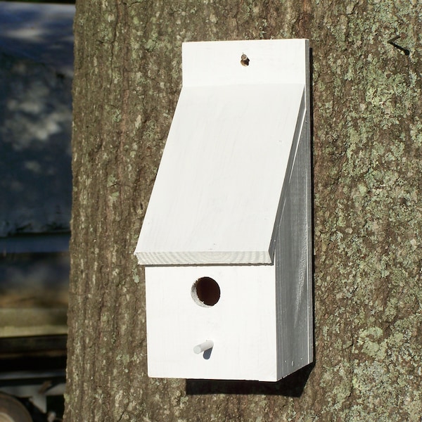 White Birdhouse - Etsy
