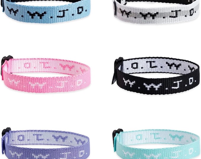 W.W.J.D. Woven Bracelet What Would Jesus Do Christian Bracelet HWLF He ...