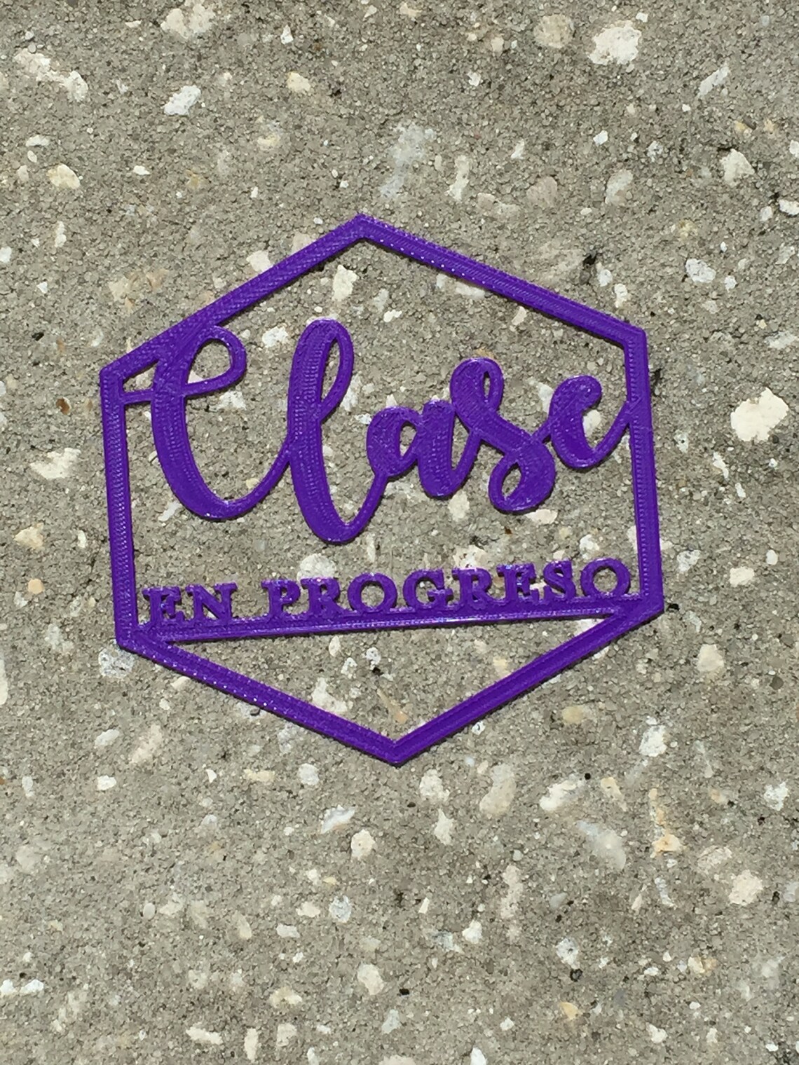 Class in Progress Sign BIG Clase En Progreso Sign Sign | Etsy