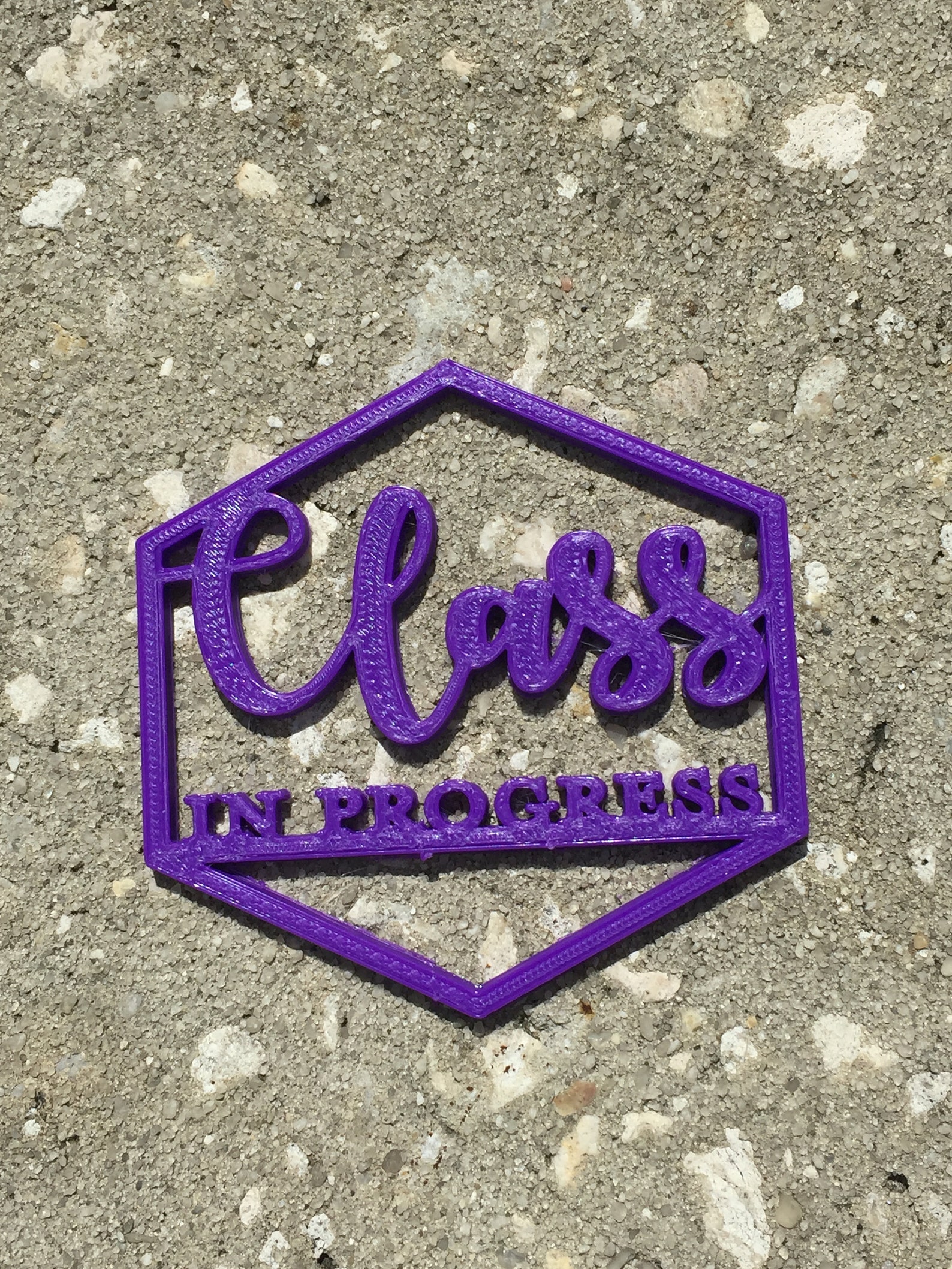 Class in Progress Sign BIG Clase En Progreso Sign Sign | Etsy