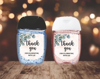 Set of 30 Personalized Labels Pink Floral Wedding/bridal | Etsy