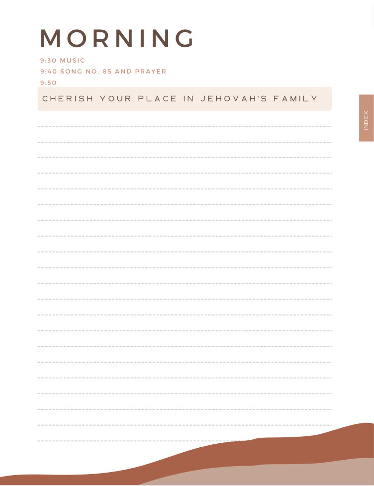 JW Assembly "jehovah's United Family" Digital / Printable Notebook for ...