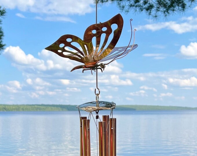 Butterfly Wind Chime - Etsy