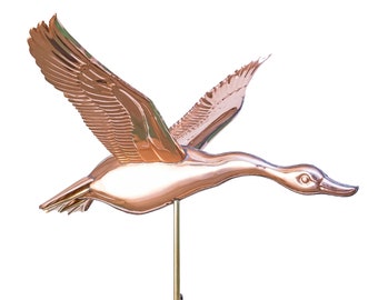 XL Handcrafted 3dimensional FLYING DUCK Goose Mallard Weathervane ...