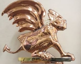 Made to Order Copper Gargoyle Large Rooftop Weathervane, Architectural ...