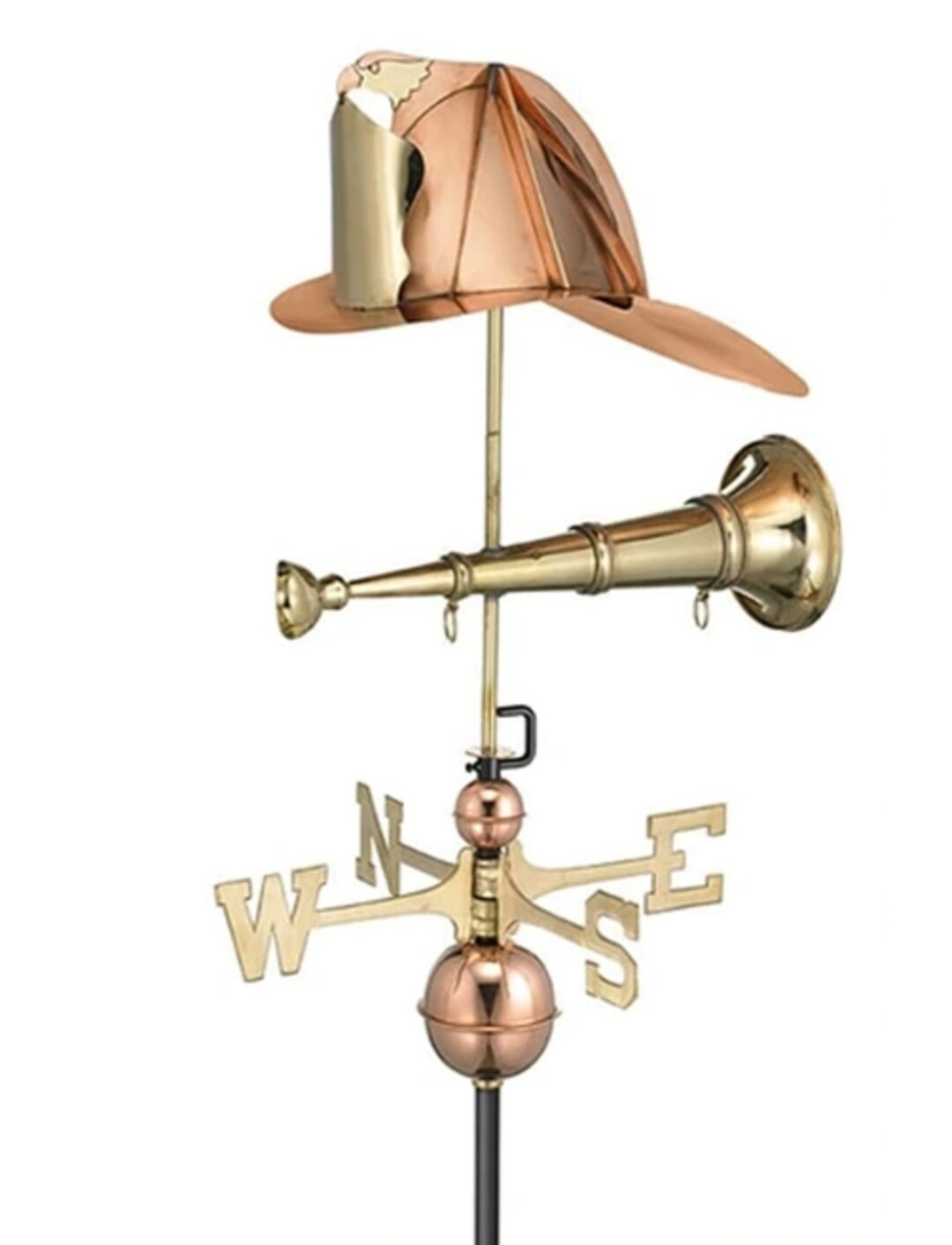 Fireman Hat and Horn Weathervane - Etsy