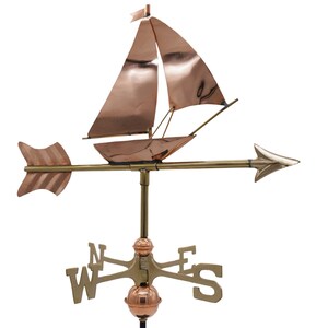 Small Sailboat Weathervane - Etsy