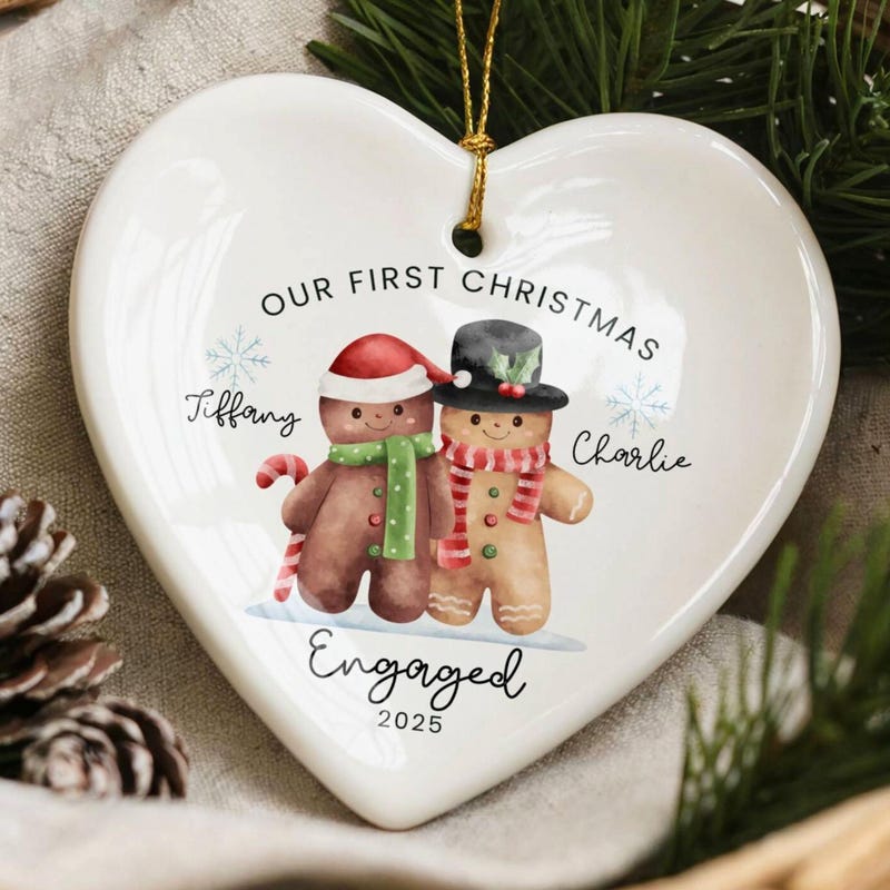 Gingerbread Engaged - Etsy