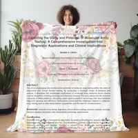 The Scientist Tarot Card Blanket, Women in STEM, Great Gift for a ...
