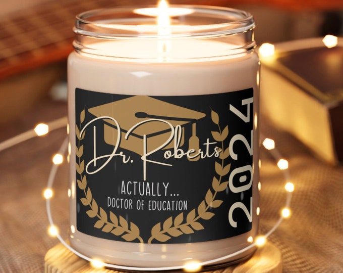 Doctorate Graduation Gift Funny Doctorate Candle PHD Gifts Doctorate of ...