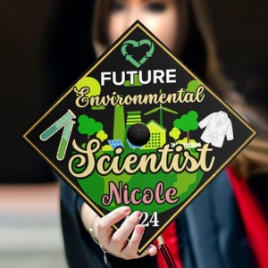 Personalized Graduation Cap Topper Environmental Scientist ...