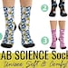 LAB SCIENCE SOCKS Medical Lab Science Socks Lab Tech - Etsy