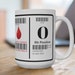 BLOOD TYPE MUG Lab Science Mug Lab Tech Gift Blood Bank - Etsy
