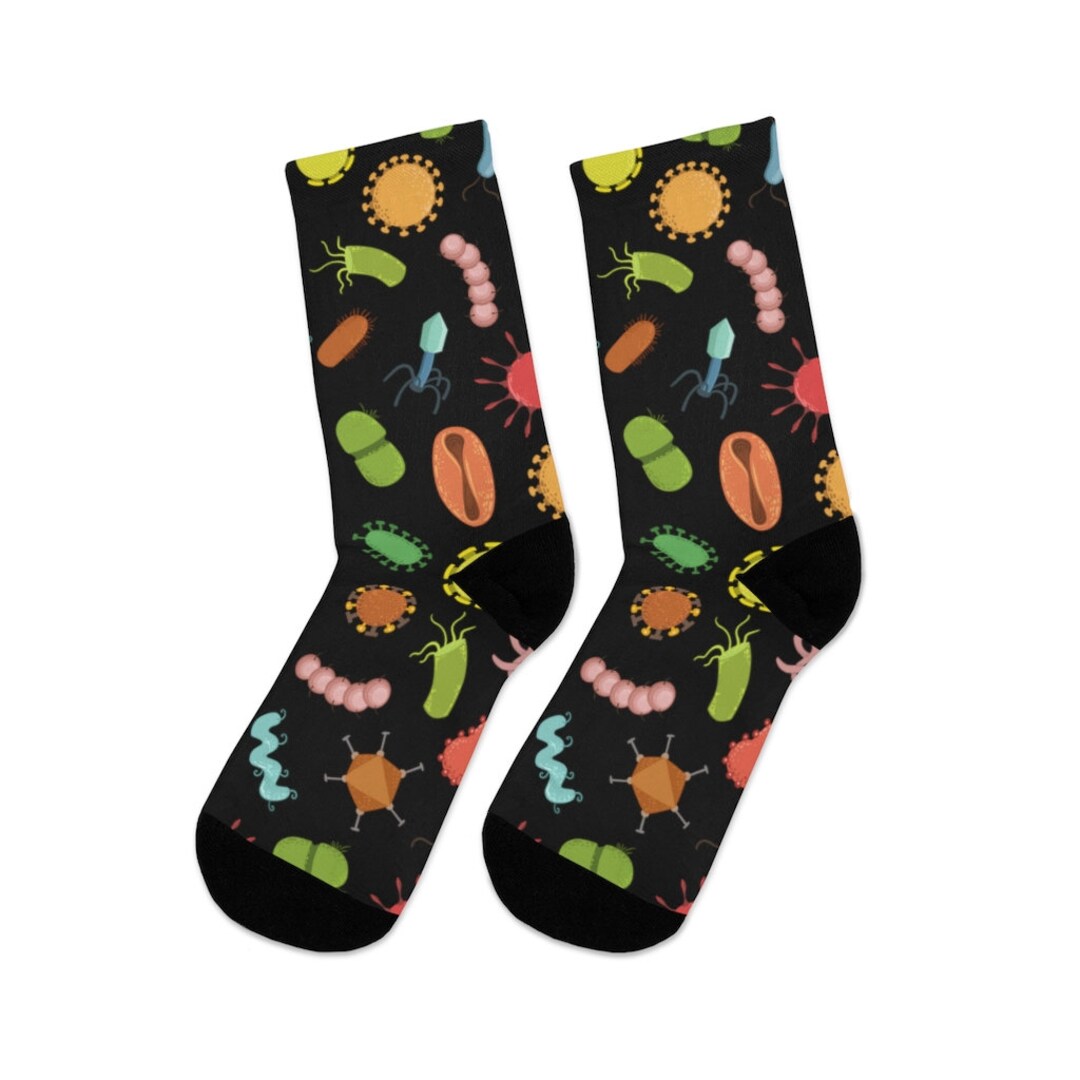 MICROBIOLOGY SOCKS, Medical Lab Science Graduation Gift, Public Health ...