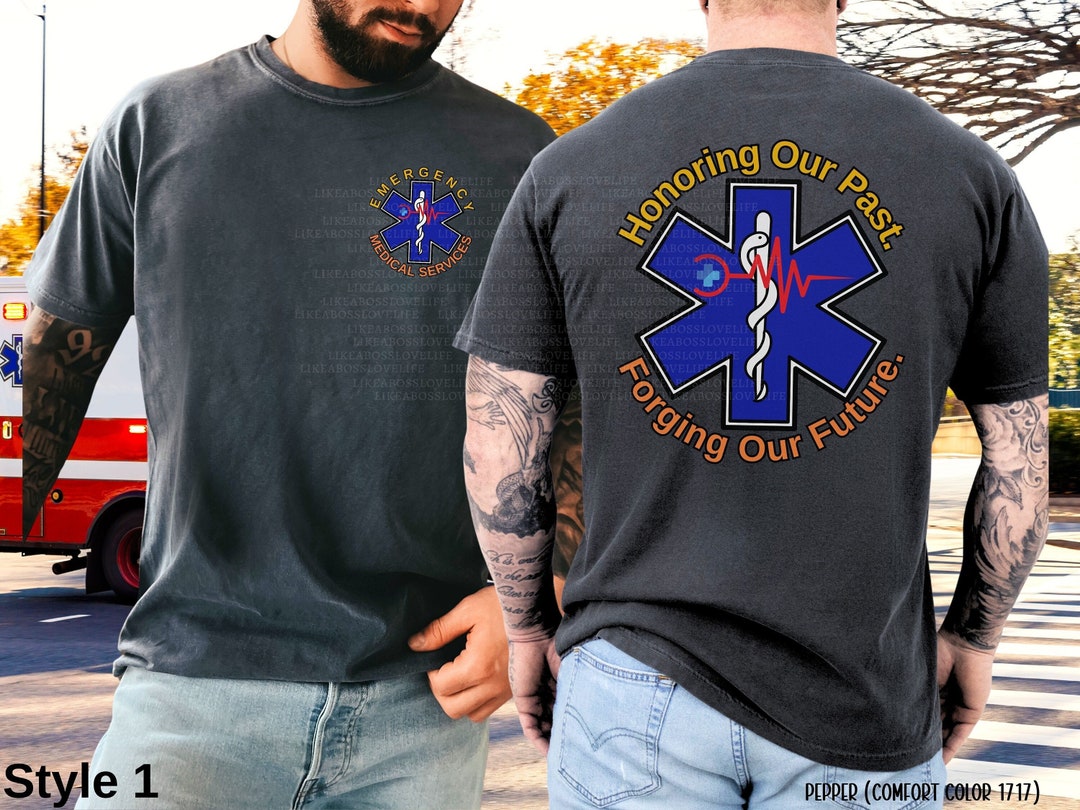 Personalized EMS Paramedic Shirt, EMT First Responder Week Appreciation ...