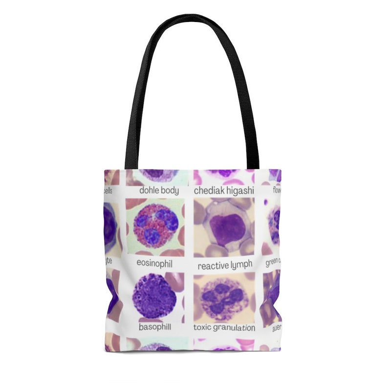 WBC MORPHOLOGY TOTE Bag, Medical Lab Science, Lab Tech, Oncology Nurse ...
