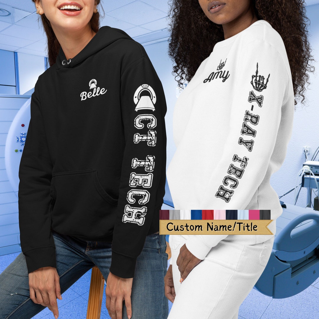 Personalized CT Tech Sweater Hoodie, Xray Tech Graduation Gift ...