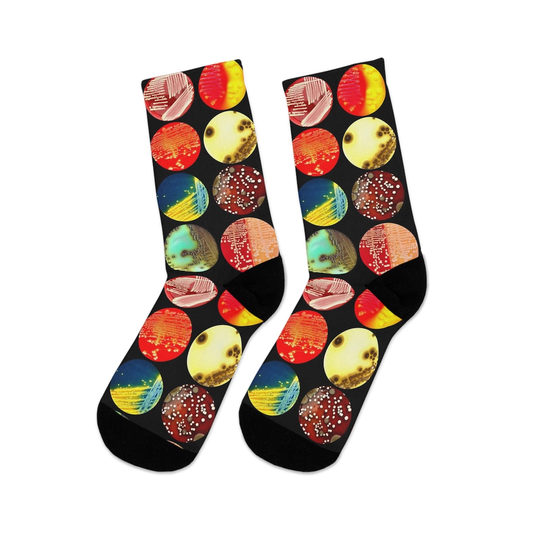 Microbiology Socks, Medical Laboratory Science Graduation Gift, Lab ...