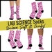 LAB SCIENCE SOCKS, Medical Lab Science Graduation Gift, Lab Tech Gift ...