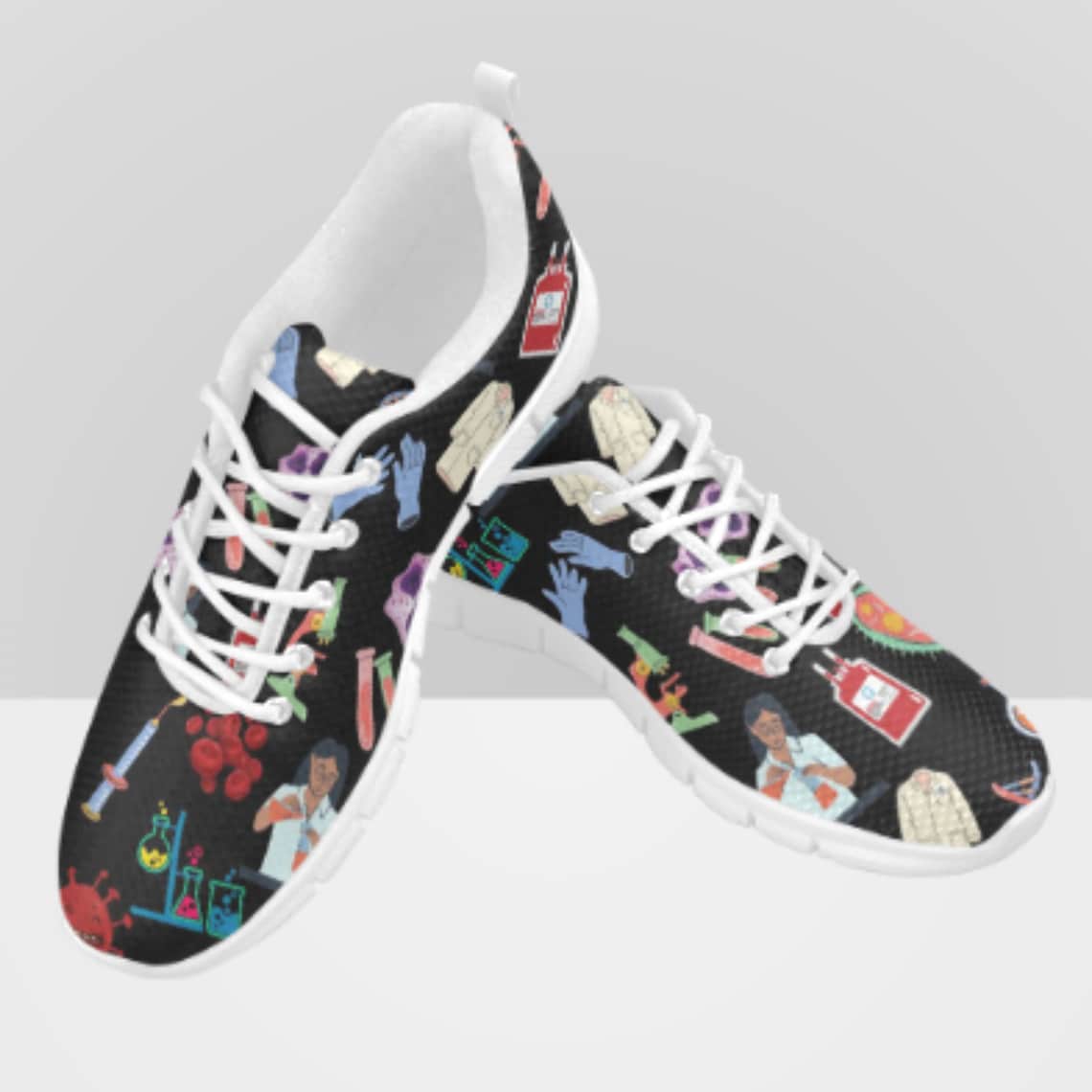 MEDICAL LAB SCIENCE Custom SneakersFun Lab Scientist Shoes | Etsy