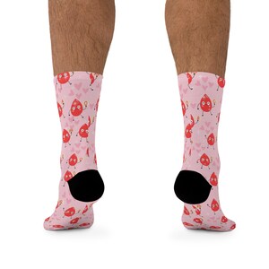 CUTE BLOOD TYPES Socks, Blood Donor Gift, Blood Bank Socks, Lab Week ...
