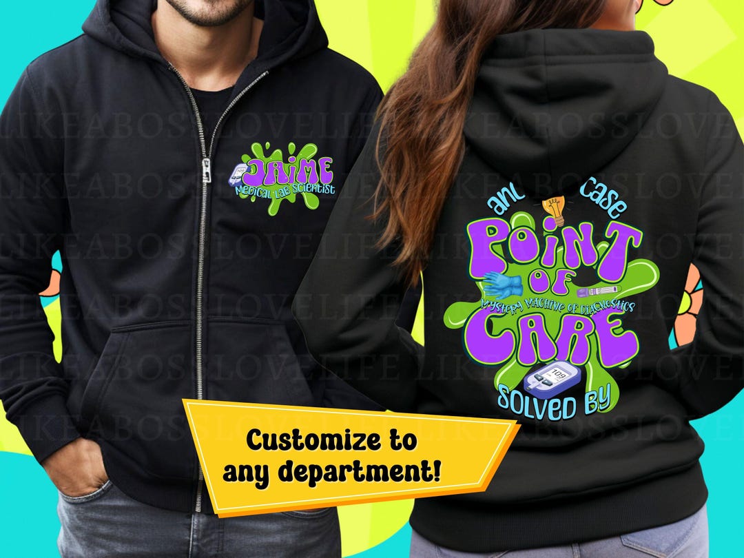 LAB WEEK 2025 Personalized Zip Hoodie, Medical Lab Science, Lab Tech ...