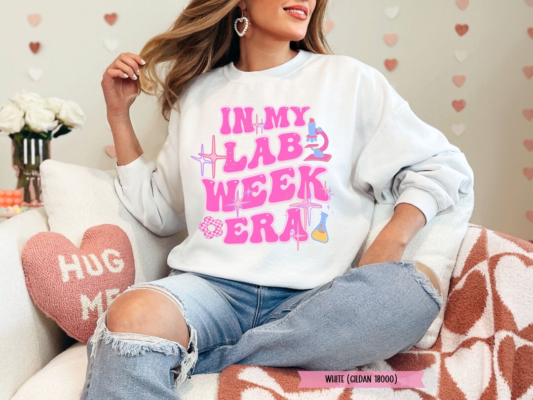 LAB WEEK ERA Retro Sweatshirt, Medical Lab Science, Pathology Gift ...