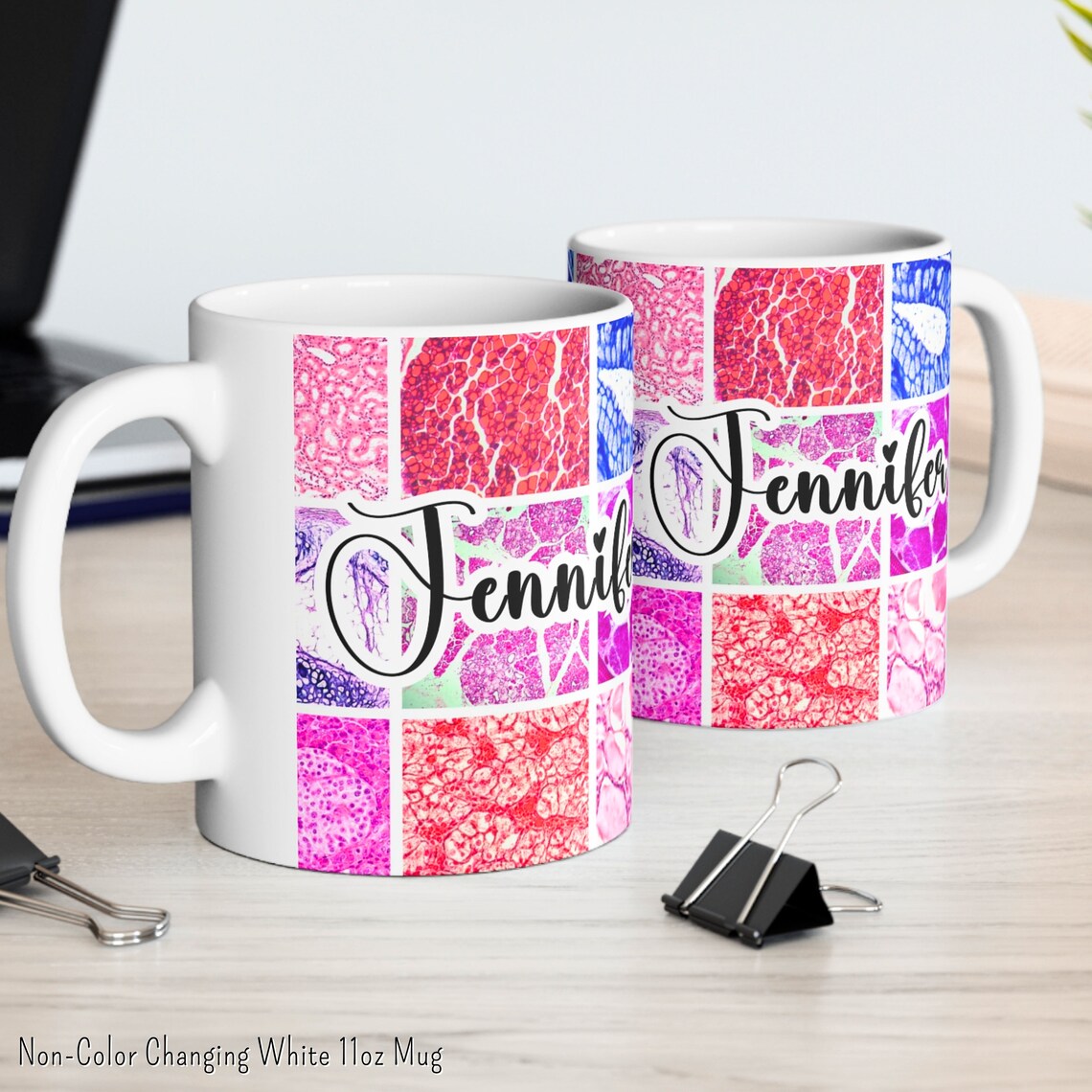 Histology Color Morphing Mug, Pathology Gift, Laboratory, Pathology ...