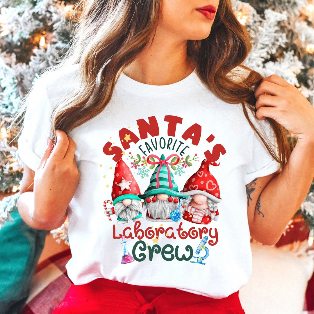LABORATORY Crew Christmas Group Shirt, STEM Teacher Xmas Shirt, Biology ...