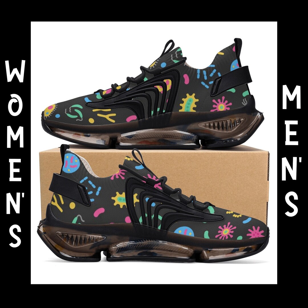 Custom MICROBIOLOGY SHOES, Science STEM Teacher Shoes, Epidemiology ...