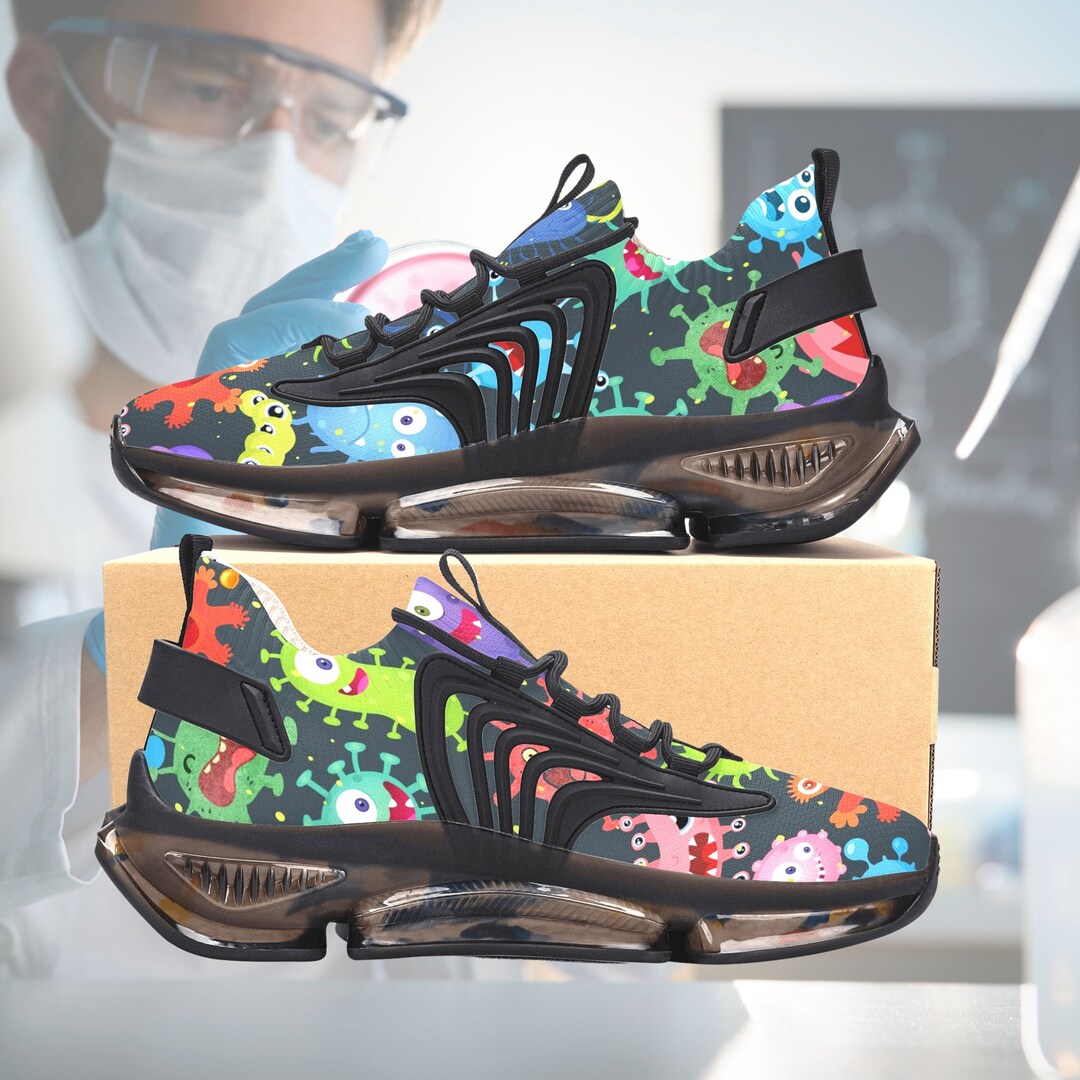 Funny Bacteria Shoes, Cute Microbiology Shoes, Medical Lab Science Gift ...
