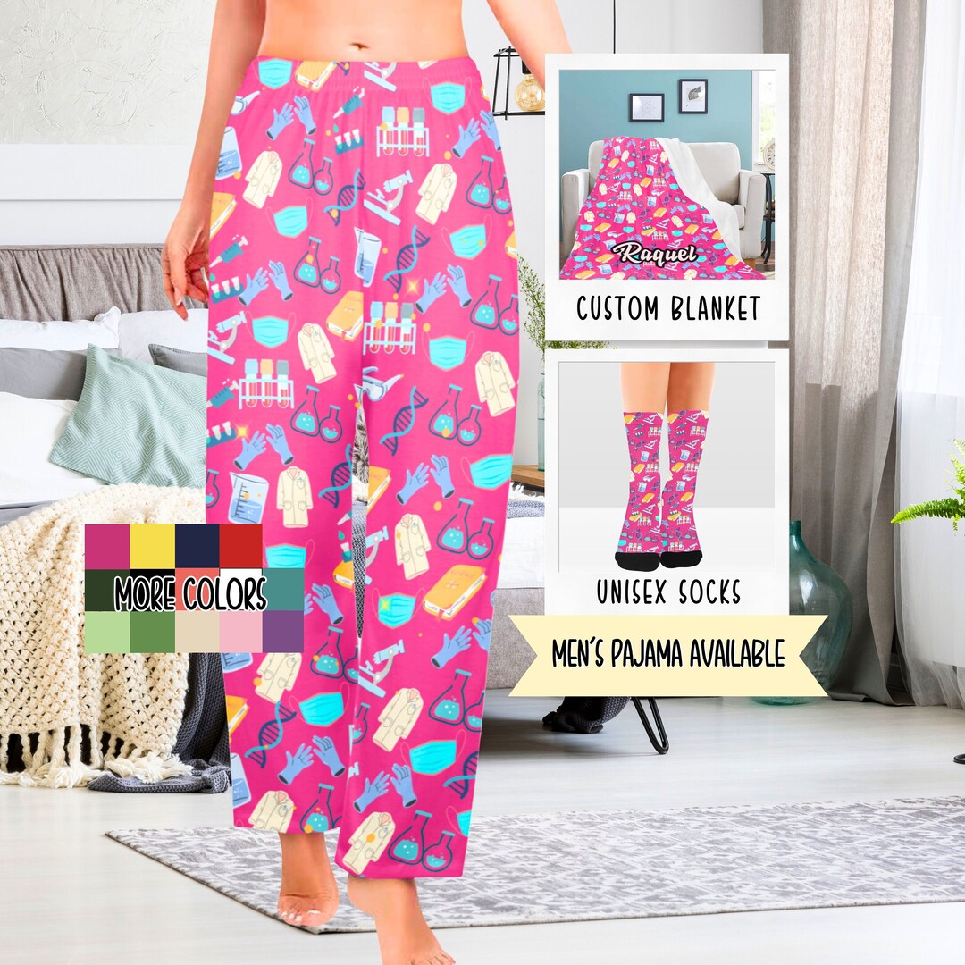 Laboratory Christmas Pajama Pants Gift, Medical Student Graduation Gift ...