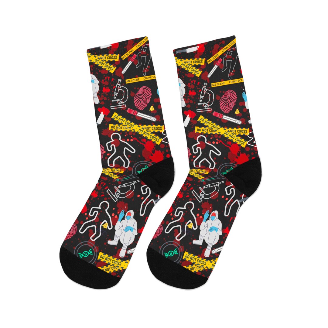 Forensics Socks, Forensic Pathology Gift, Forensic Nurse Gift, Forensic ...