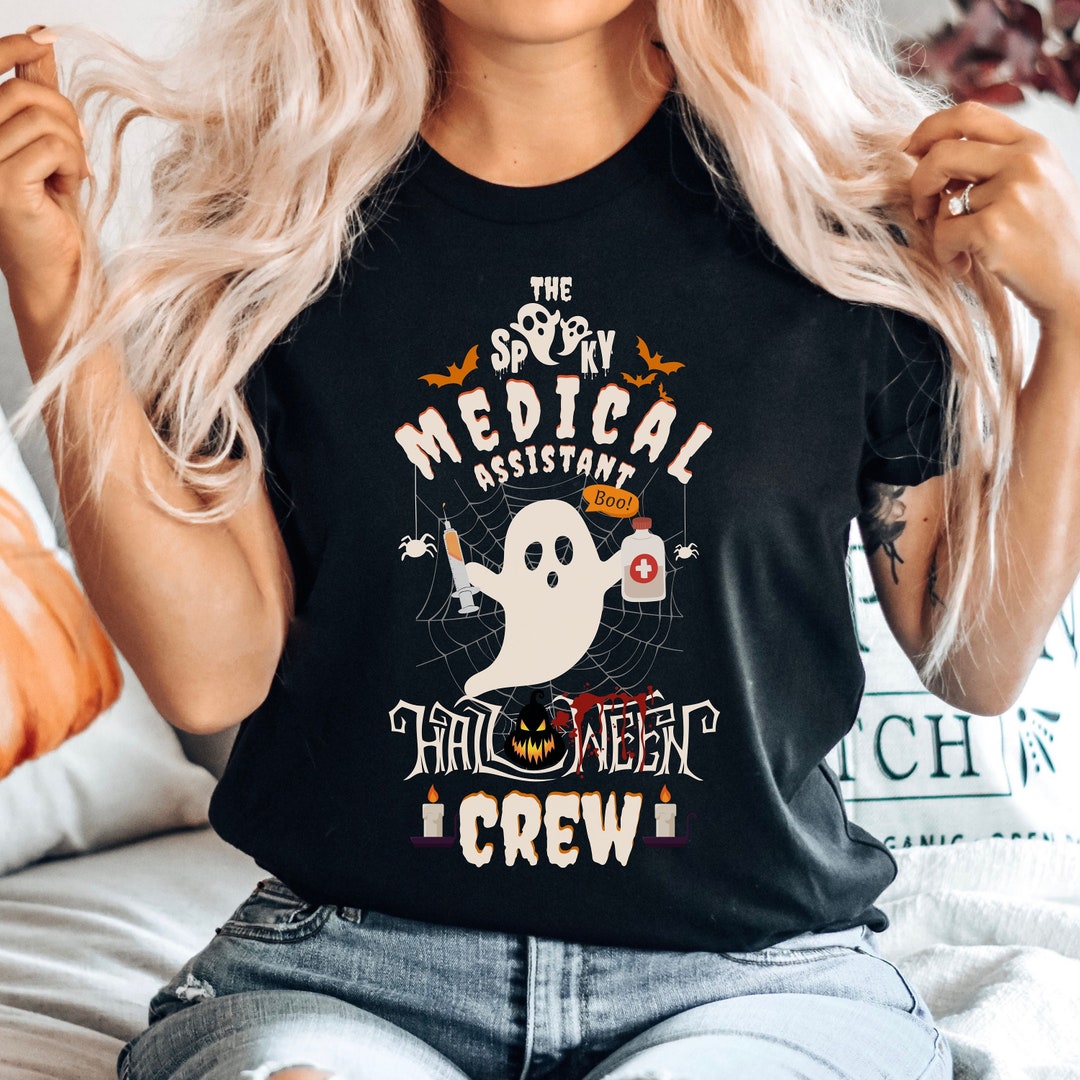 SPOOKY Halloween Shirt, Medical Assistant Shirt, CMA Shirt, CMA Gift ...