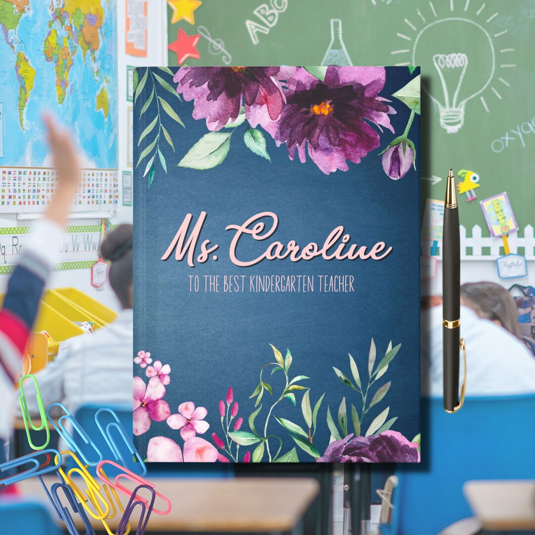Personalized Kinder Teacher Journal, Pre-k Teacher Notebook, SPED ...