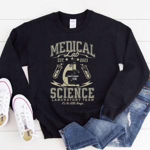 Medical Lab Science Sweatshirt, Lab Week Sweater, Laboratory Gifts, Lab ...