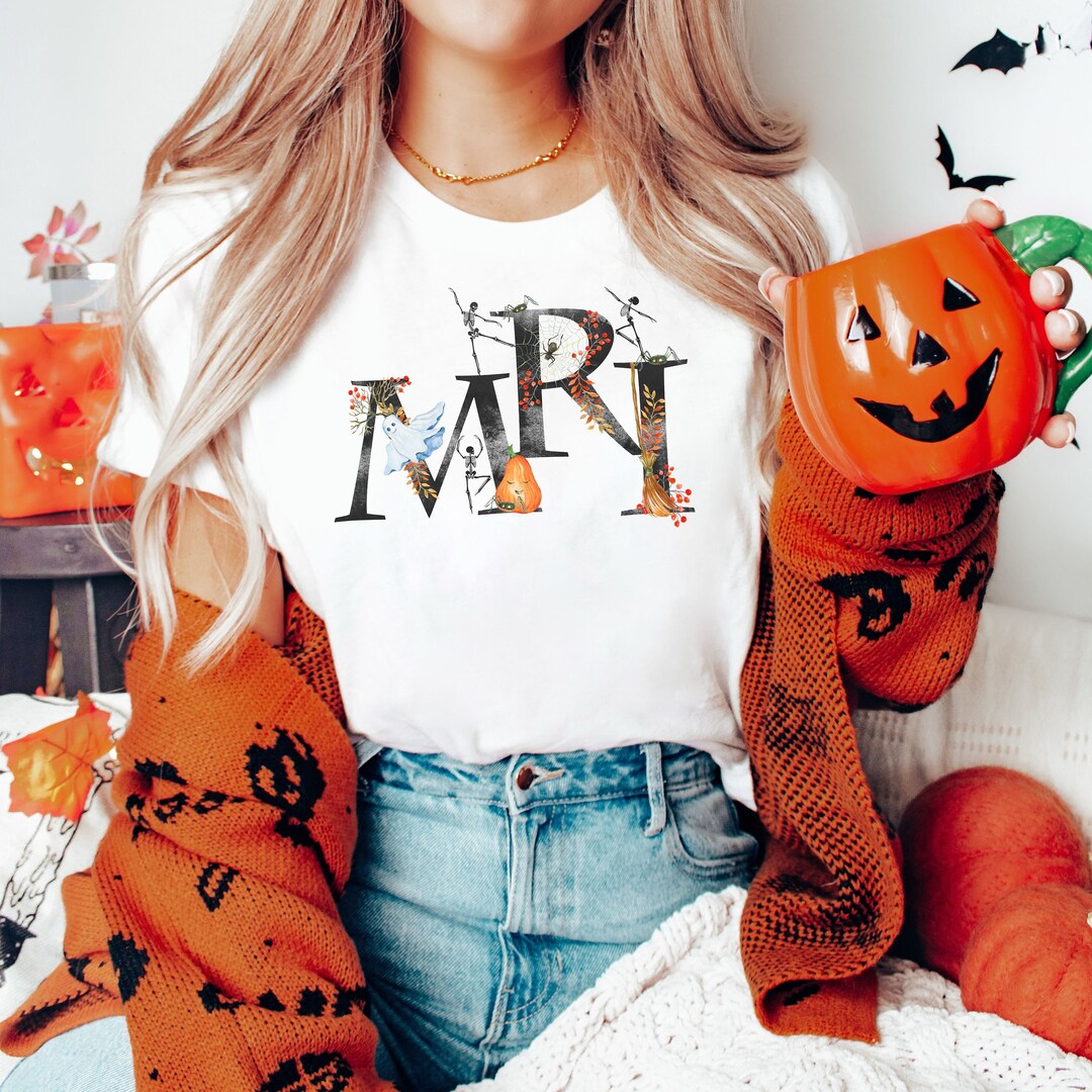 MRI Halloween Shirt, MRI Tech Halloween Gift Shirt, MRI Student Spooky ...