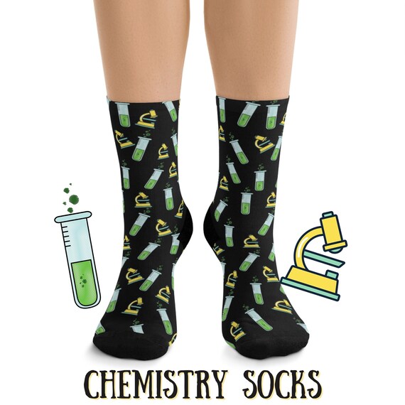 CHEMISTRY SOCKS Medical Lab Science Lab Week Chemistry | Etsy