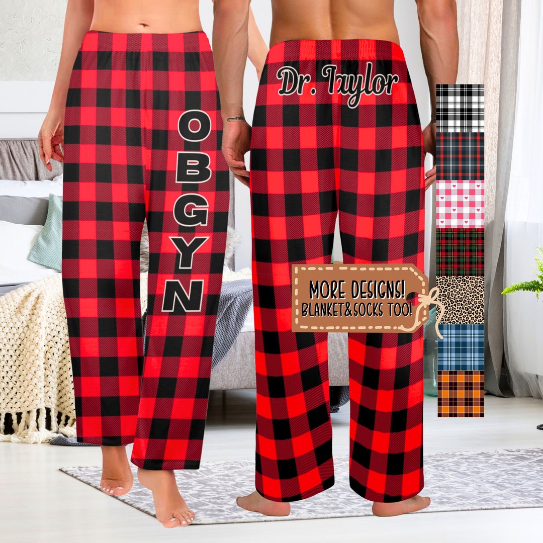 Personalized OBGYN PJ Pants Gynecologist Doctor Pajamas - Etsy